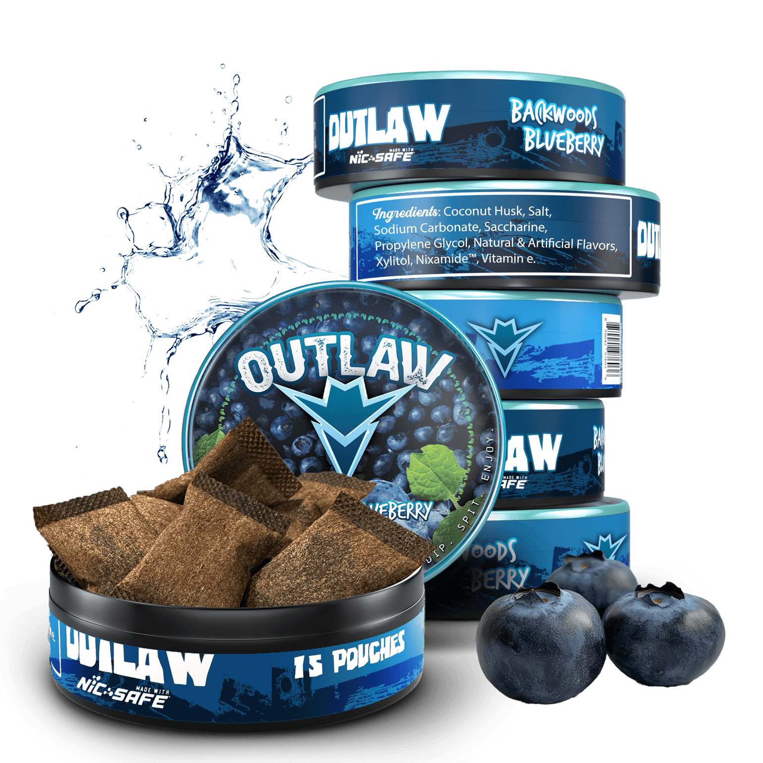 Outlaw Moist Dip Pouches - Alternative to Zyn – Outlaw Dip Company Inc.