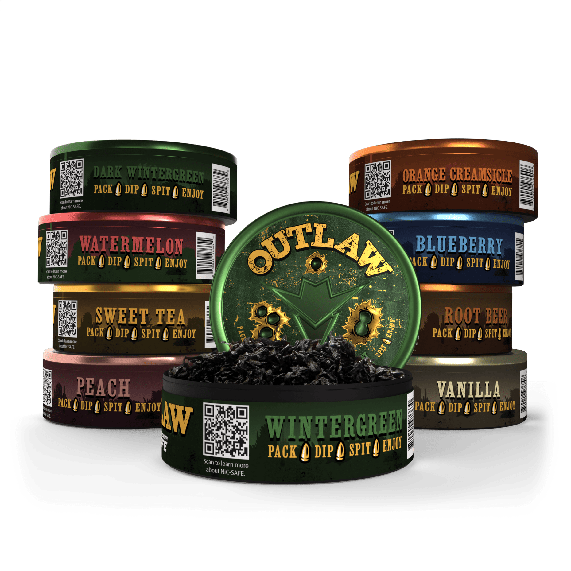 Outlaw FAT Cut Dip - Premium Chewing Tobacco Alternative – Outlaw Dip ...