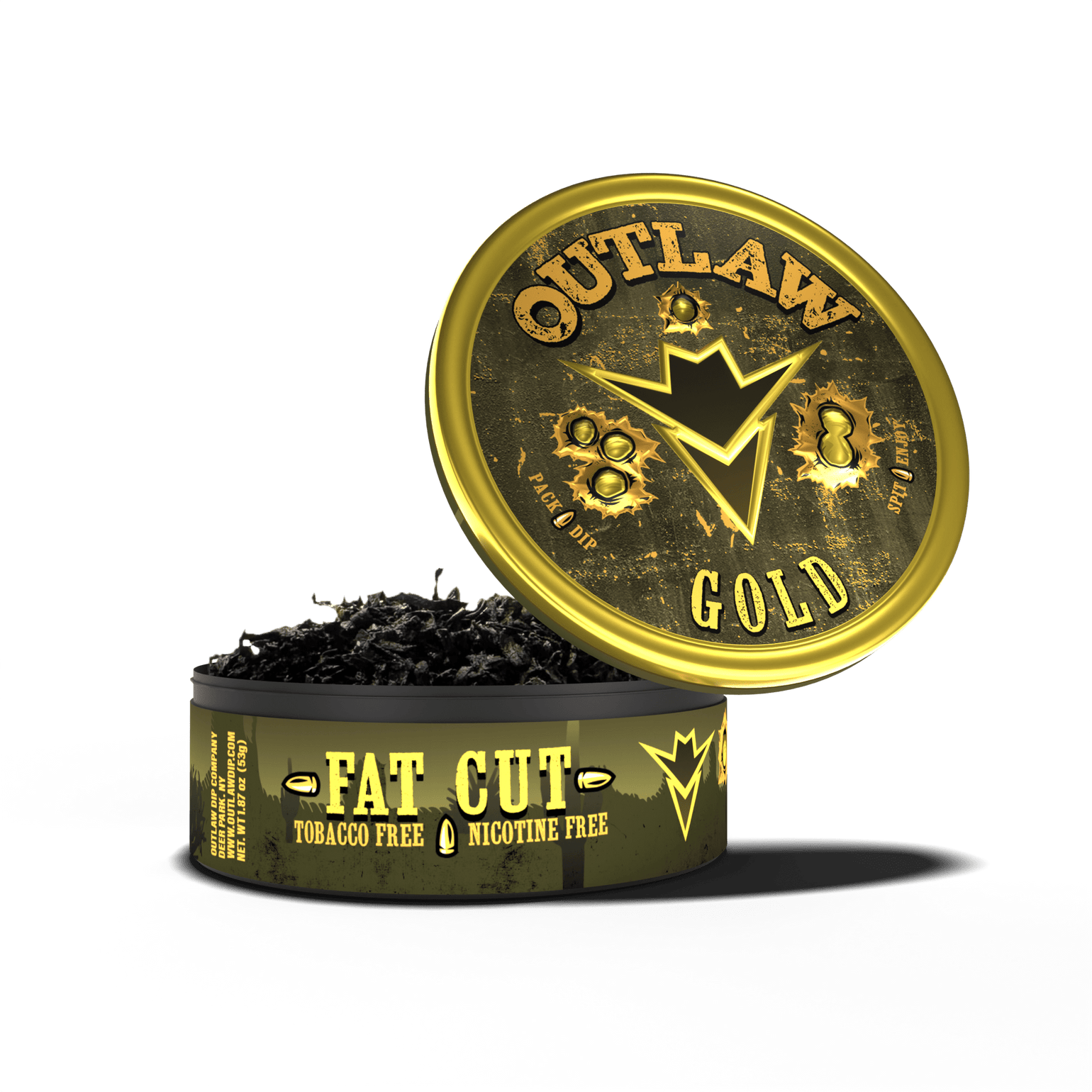 Outlaw FAT Cut Dip - Premium Chewing Tobacco Alternative – Outlaw Dip ...