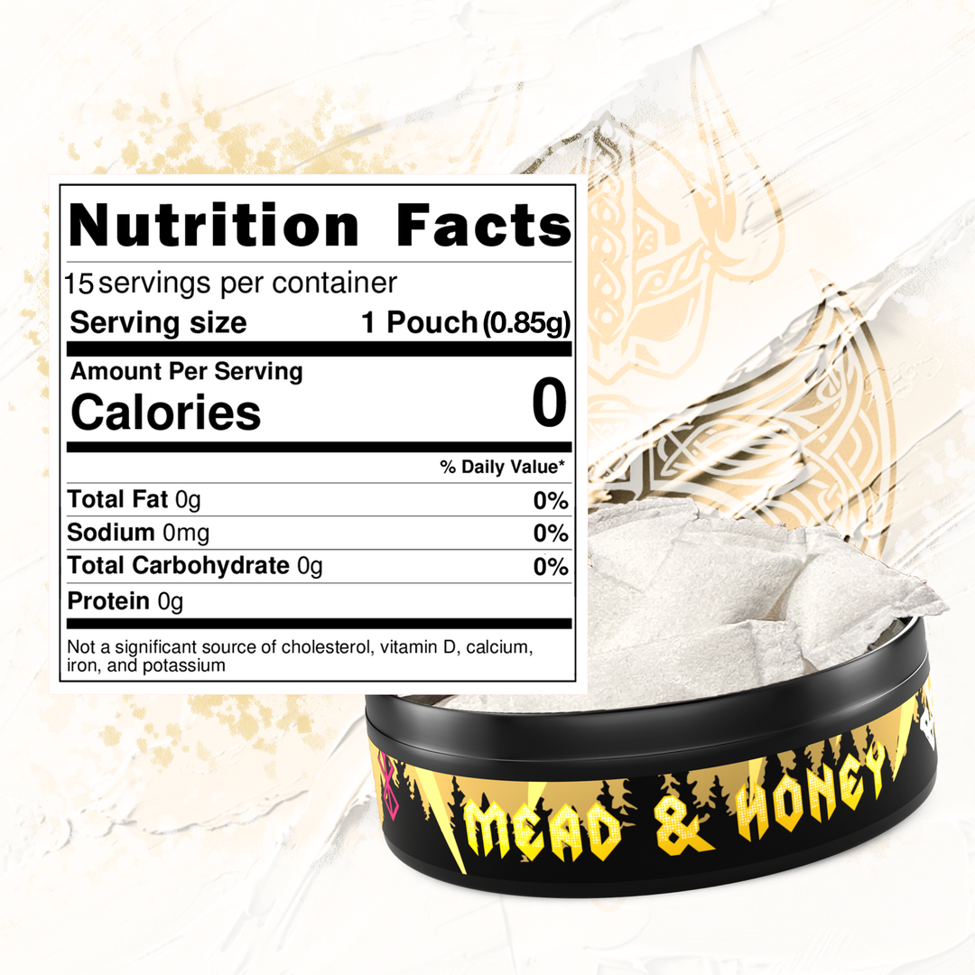 Berserker Mead & Honey Caffeine Pouches - Zyn Alternative – Outlaw Dip ...