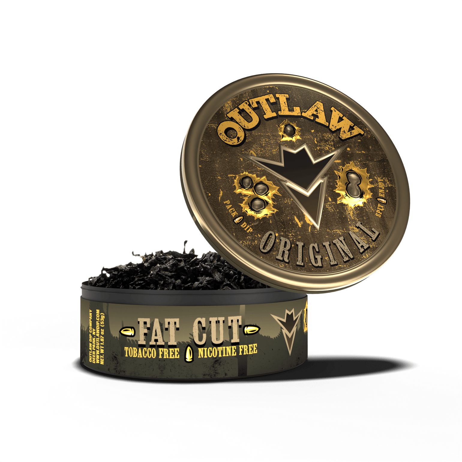 Outlaw FAT Cut Dip - Premium Chewing Tobacco Alternative – Outlaw Dip ...