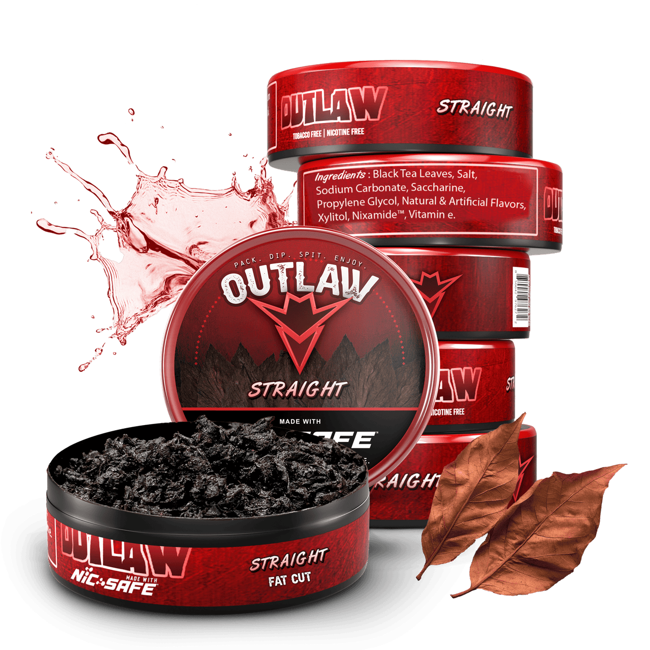 Outlaw FAT Cut Dip - Premium Chewing Tobacco Alternative – Outlaw Dip ...