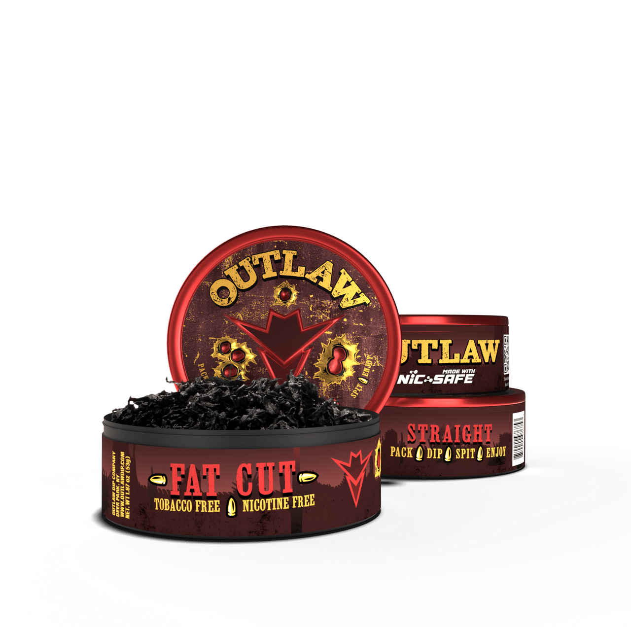 Outlaw FAT Cut Dip - Premium Chewing Tobacco Alternative – Outlaw Dip ...