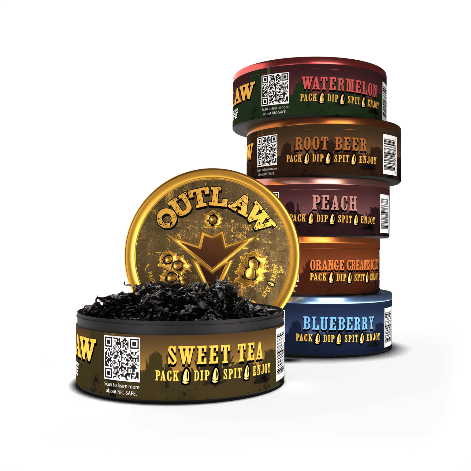 Outlaw FAT Cut Dip - Premium Chewing Tobacco Alternative – Outlaw Dip ...