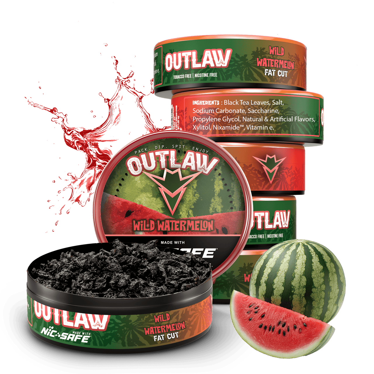 Outlaw FAT Cut Dip - Premium Chewing Tobacco Alternative – Outlaw Dip ...